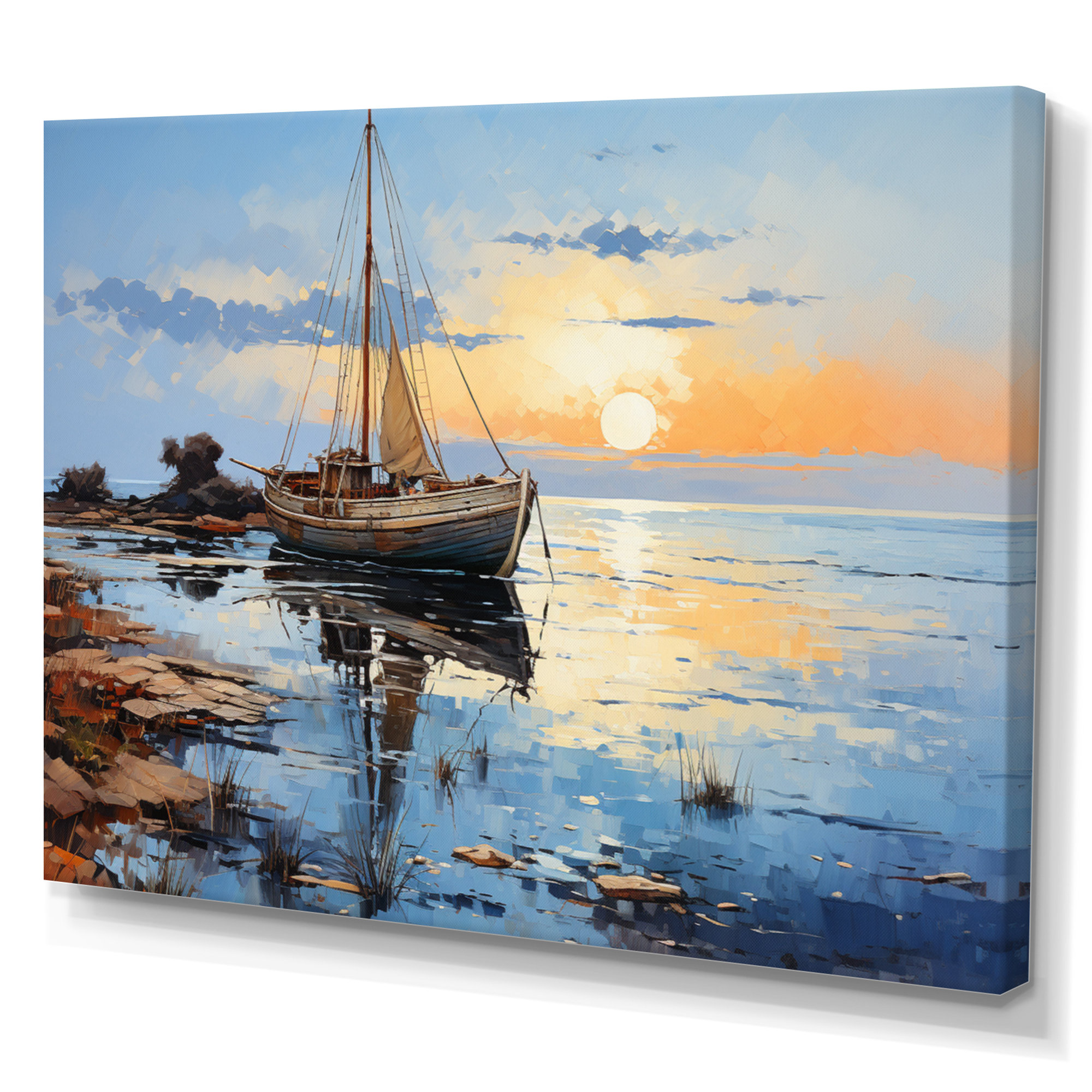 Breakwater Bay Umar Boat Sailing Reflections III - Print | Wayfair